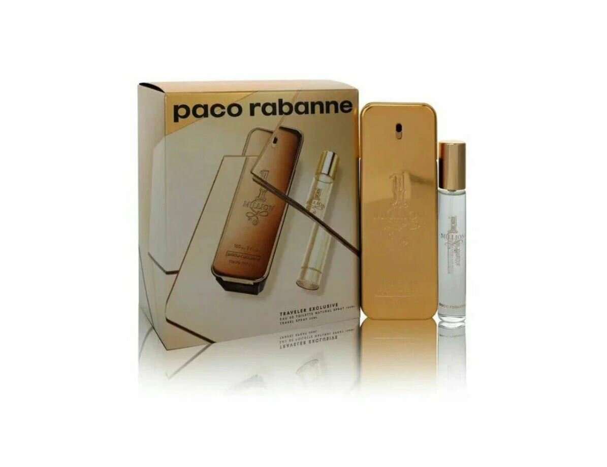 Подарочный набор Paco Rabanne 1 Million туалетная вода 100 мл + туалетная вода 20 мл
