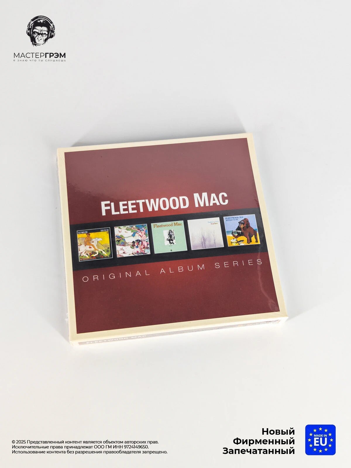 CD диск Fleetwood Mac - Original Album Series (5CD) 2012, Papersleeves In Case
