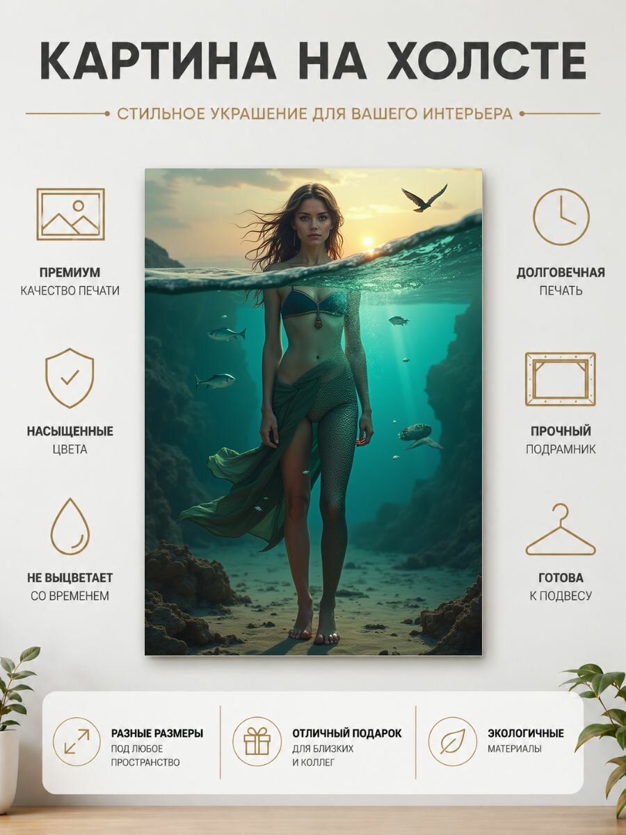 Картина на холсте Не указан 60x80 см