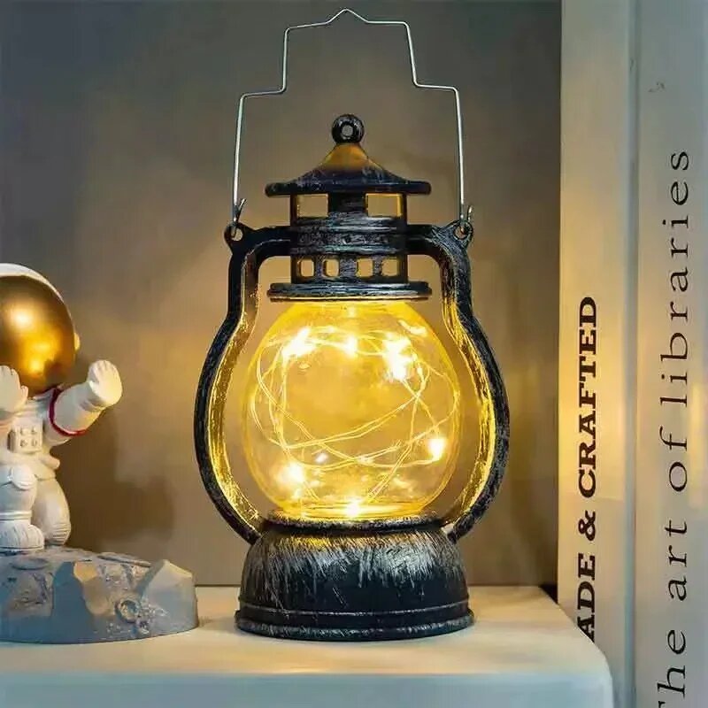 Ретро фонарь LED подвесной G-Bronze Silver