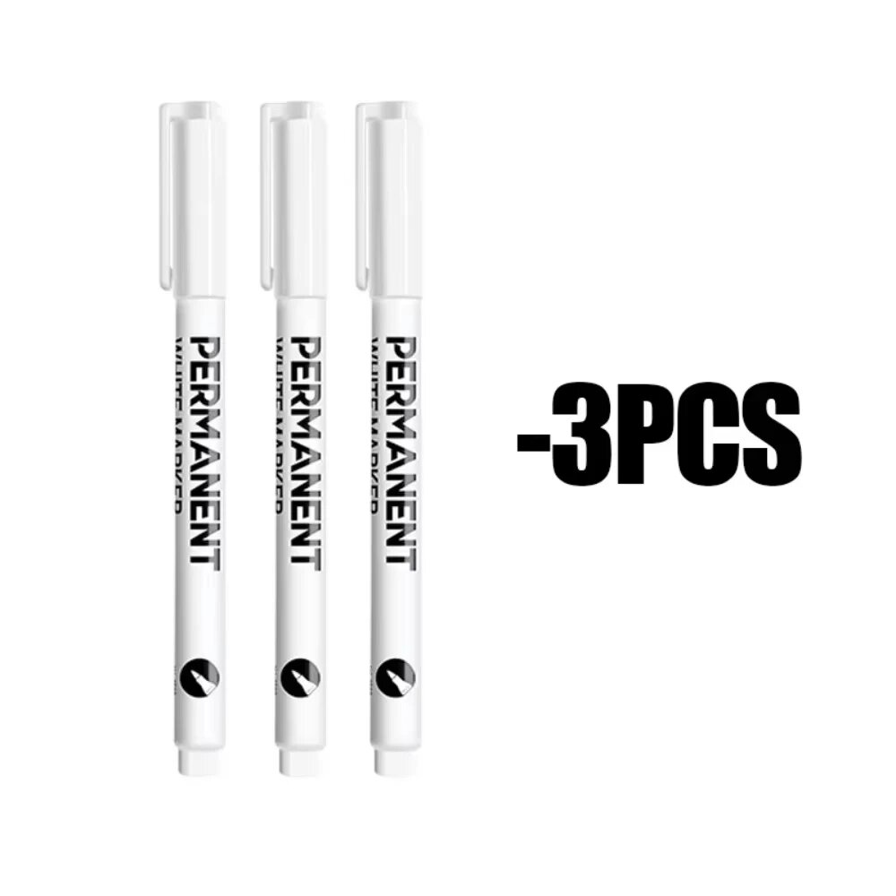 Белые акриловые маркеры для рисования 3 pcs
