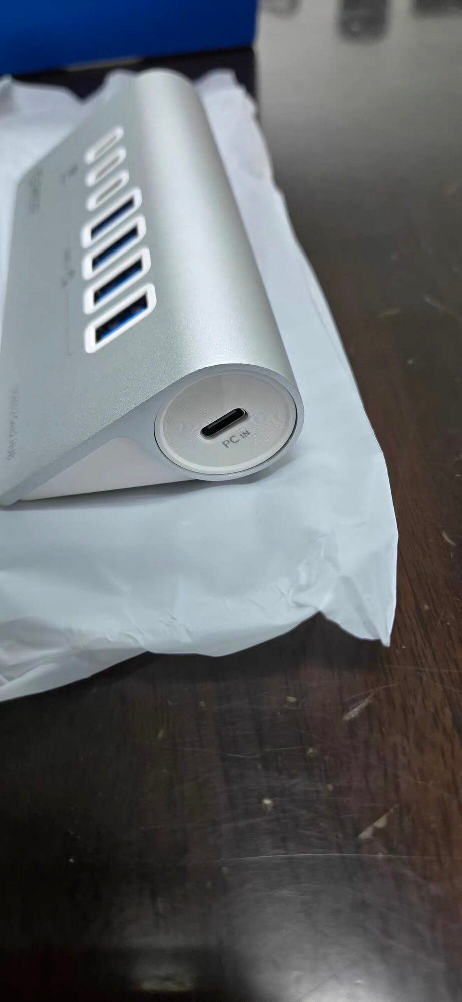 USB - хаб M3U4C3-G2-05 хаб USB Type C, хаб USB 3.2 Macbook, 7*USB 3.2 GEN2 10Gbps,24V3A, PD60W Быстро