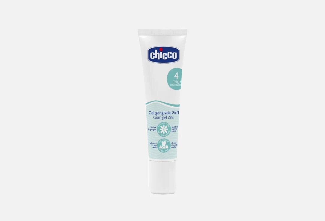 CHICCO с ксилитом и экстрактом ромашки Гель для десен при прорезывании зубов с 4-х месяцев 30 мл