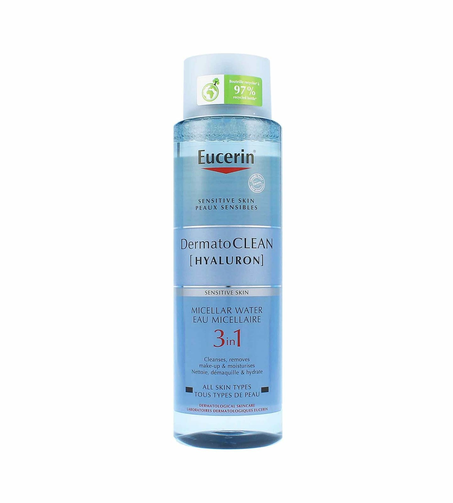 Вода мицеллярная Eucerin DermatoClean Hyaluron 400 мл