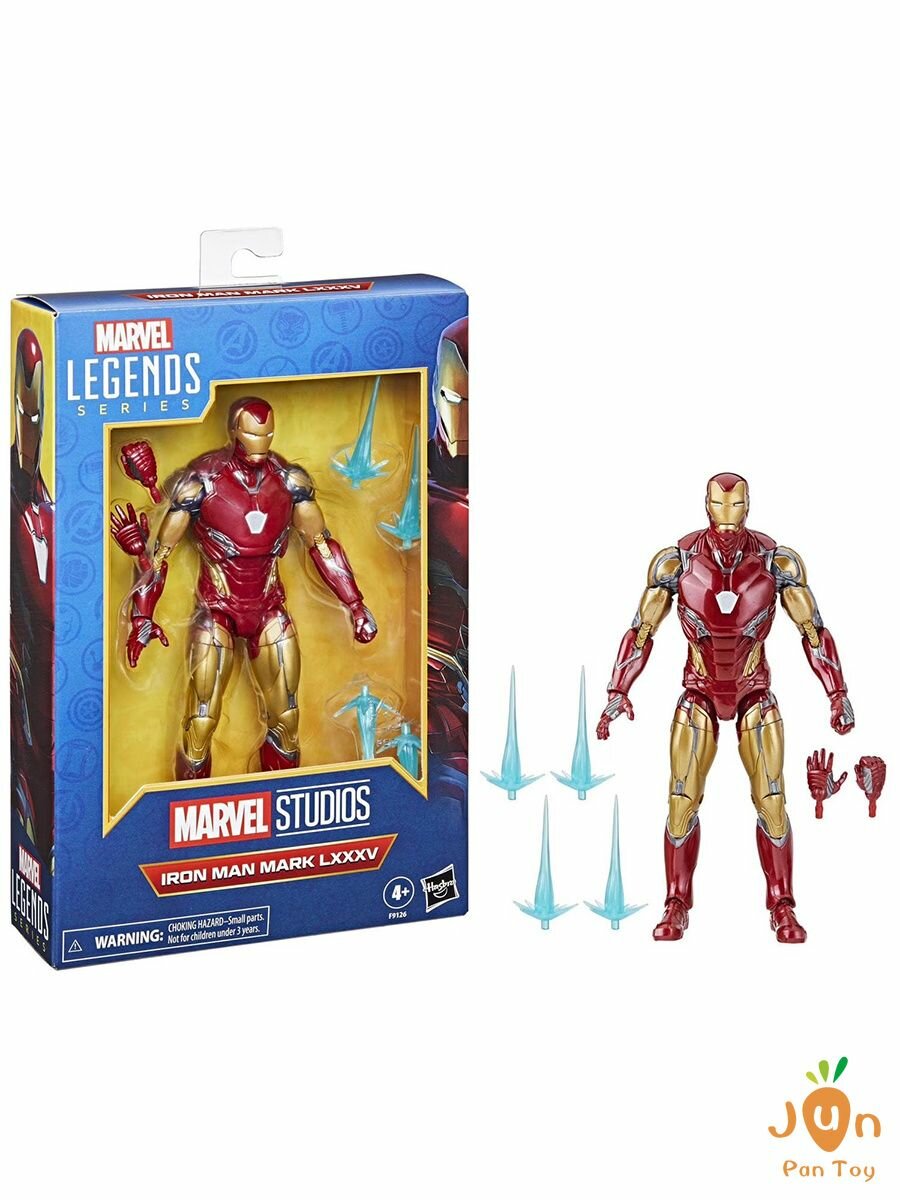 Чудо-Железный человек Marvel Legends Series Iron Man Mark LXXXV / 6-дюймовая подвижная кукла Iron Man Final Battle имеет более 20 подвижных суставов, что делает ее идеальным подарком на день рождения