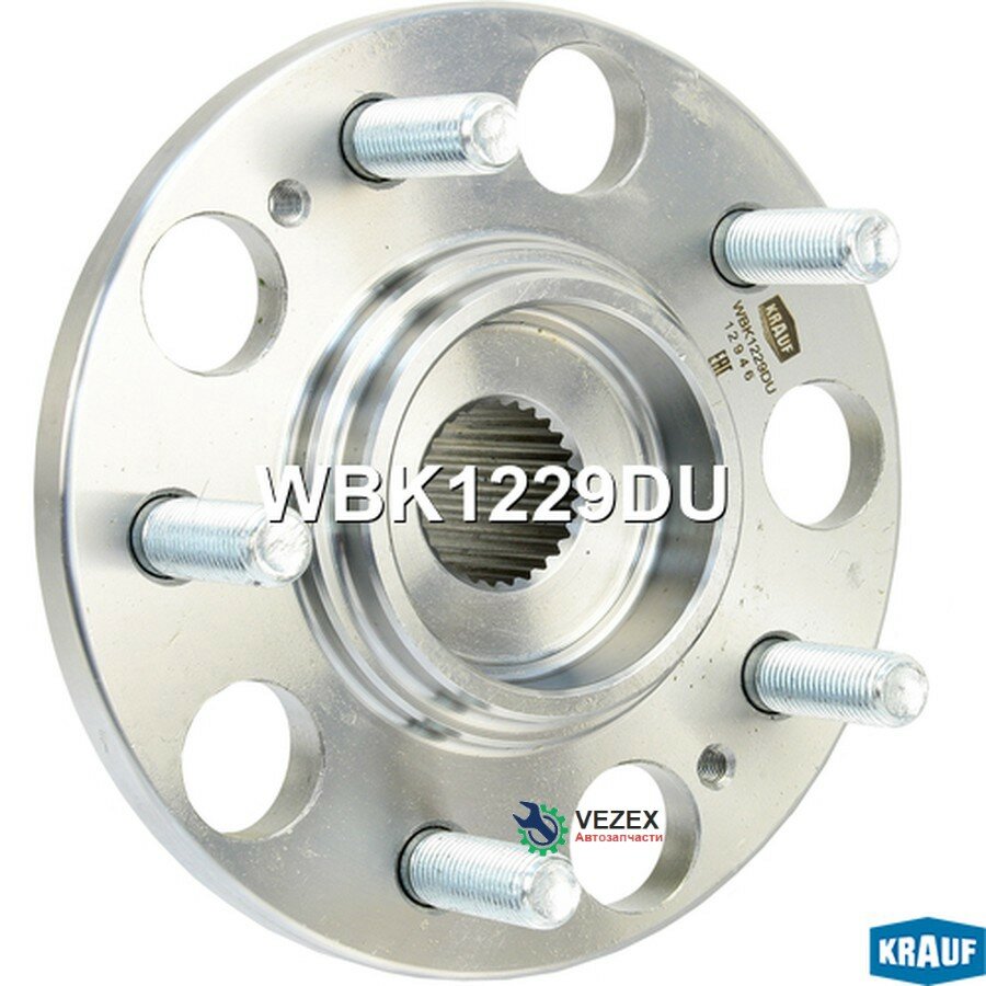 KRAUF WBK1229DU Ступица колеса [задн] HYUNDAI Tucson (JM, TL, TLE) Creta I (GS) ix35 (LM, EL, ELH) / KIA Sportage I, II,