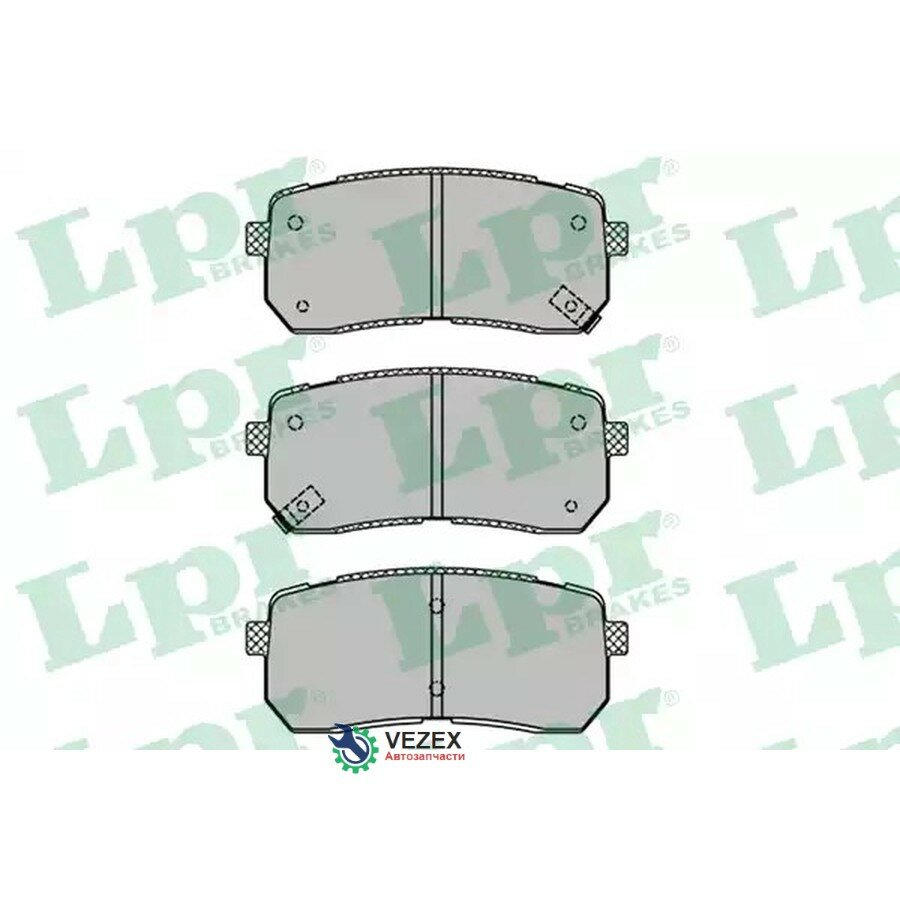 LPR 05P1450 Комплект тормозных колодок 05P1450