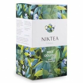 Niktea/ Чай в пакетиках Молочный Улун, зеленый, 25 пакетиков
