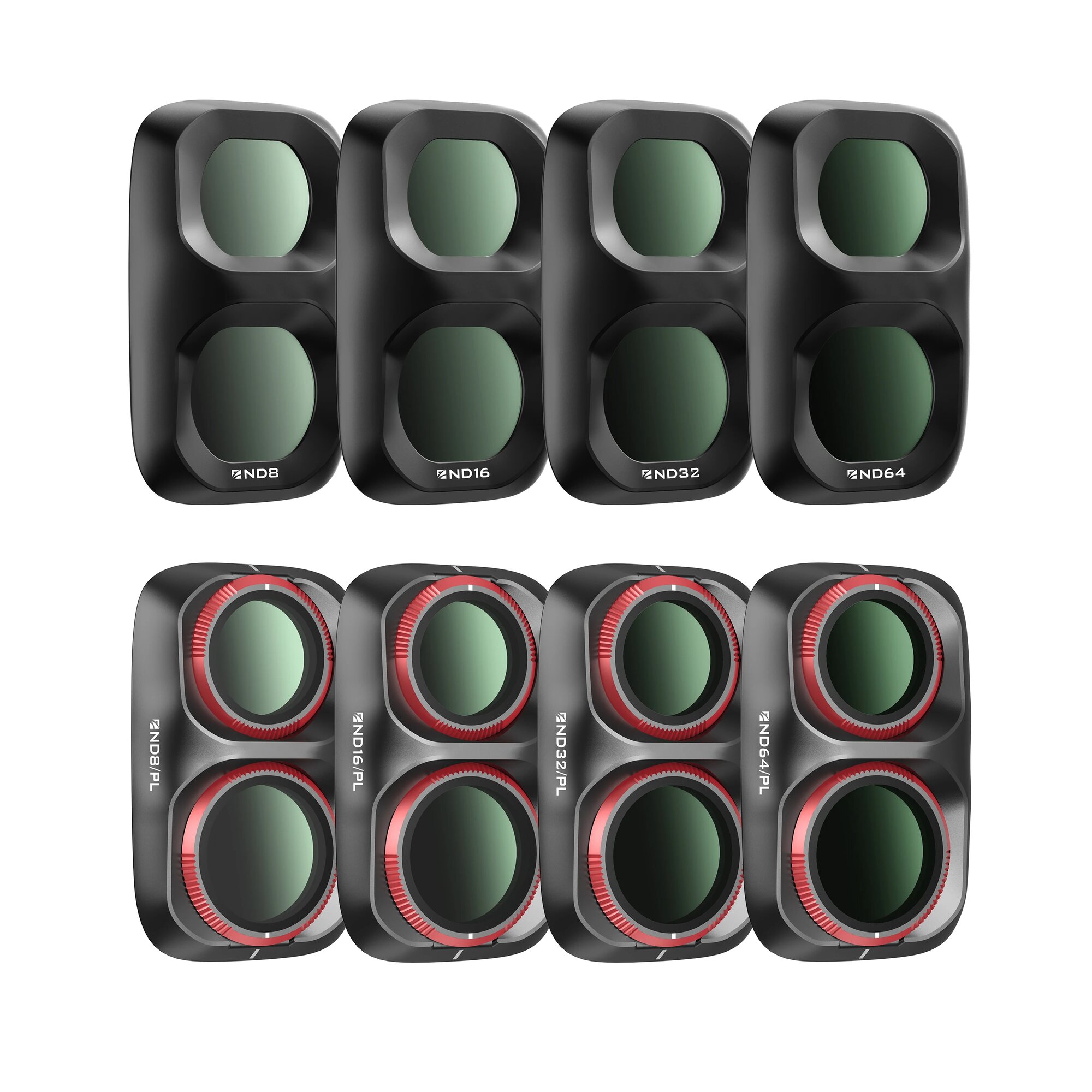 Набор фильтров Freewell 8/12 шт. для DJI Osmo Pocket 4P и Xtra Muse 2 Pro 8 Pcs Black Filter