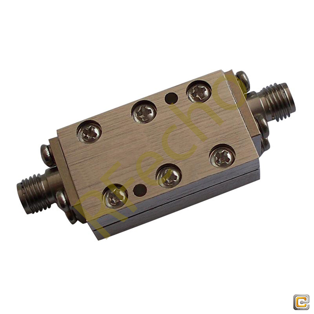 Passive Cavity High pass Filter 3.3GHz to 18GHz RF High pass Cavity Filter rejection ≥ 40dB DC~2700MHz with SMA Female Connector