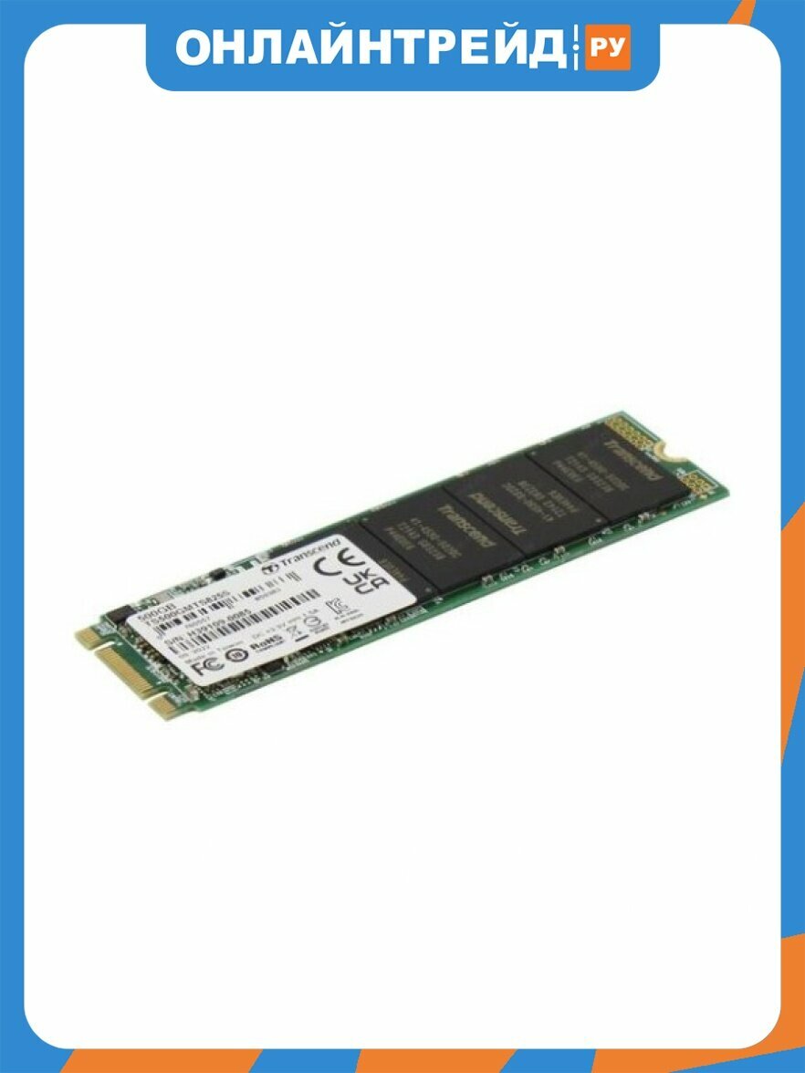 SSD диск Transcend MTS825, 500Гб, M.2 2280, SATA (TS500GMTS825S)