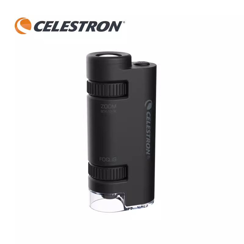 Celestron S82105 Портативный микроскоп с высоким увеличением для детей биологических экспериментов, черный цвет