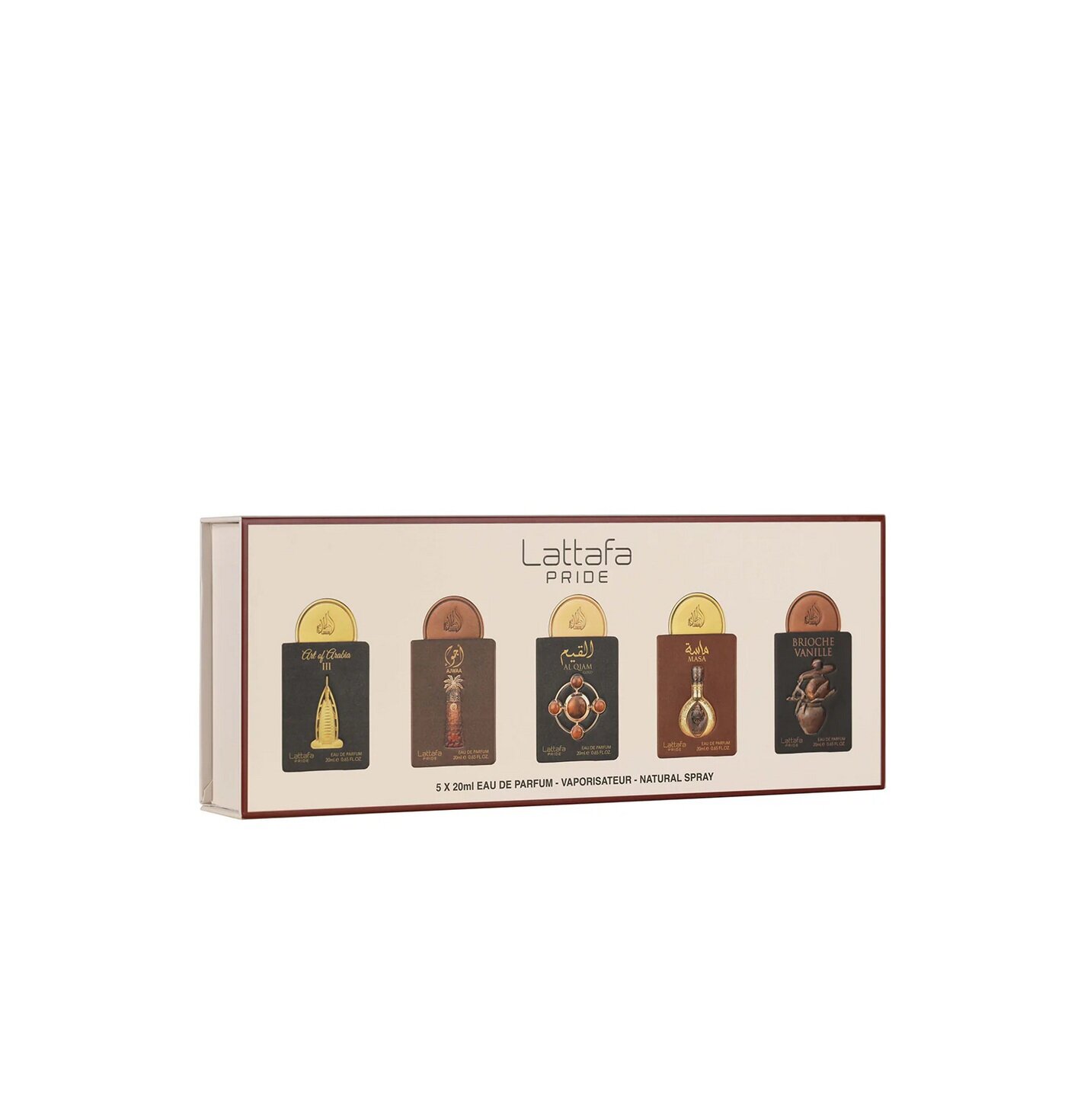 Lattafa Pride Gift Set Box №3 5х20 мл парфюмерная вода унисекс, восточные, цветочные