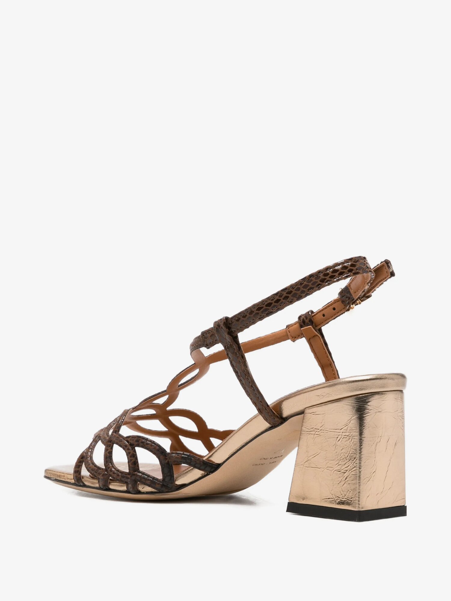 Босоножки evaluna Block-heel sandals, размер 40, brown — фото 1