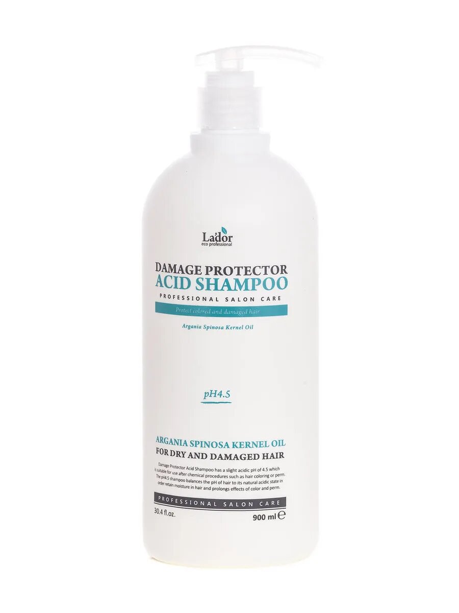 La'dor Damage Protector Acid Shampoo Шампунь для сухи 900мл