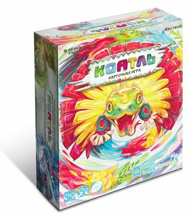 Настольная игра Lavka Games "Коатль" карточная игра, для 1-4 человек, от 10 лет