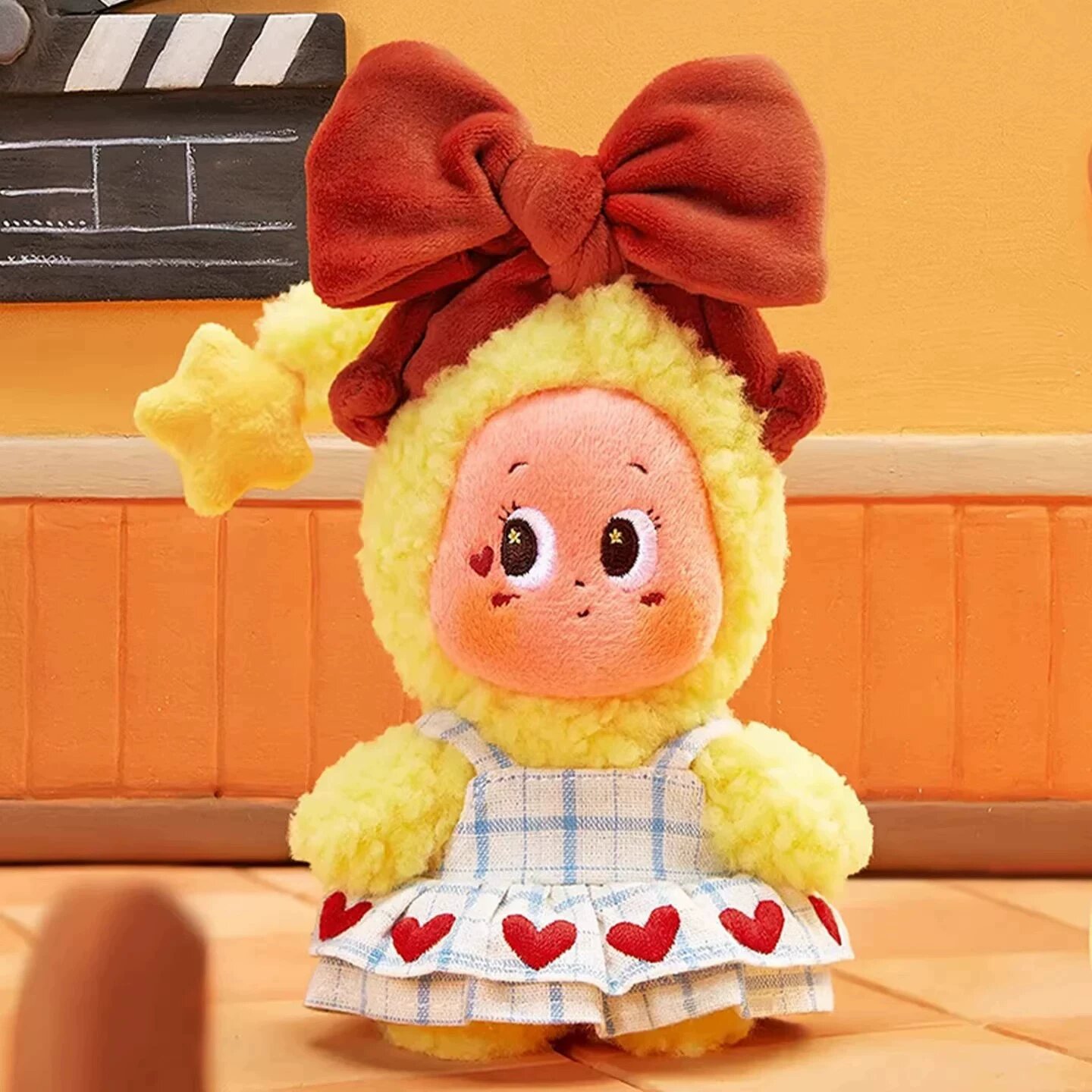 Плюшевая фигурка 'Сигнал сердца' из серии Звездной Любви от POP MART: подтвержденная распечатка, коллекционная