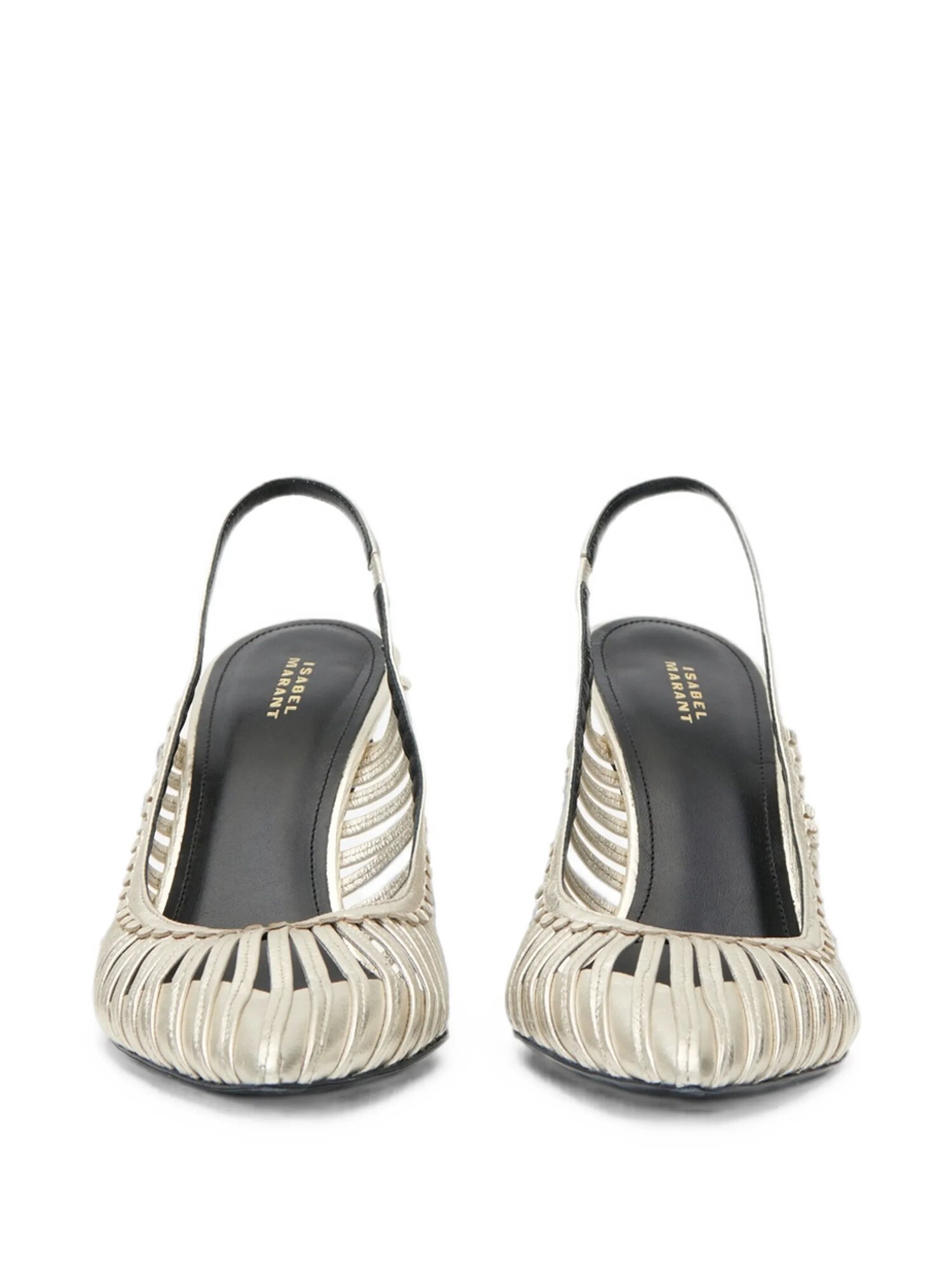Туфли Isabel Marant Pysma pumps, размер 37, gold — фото 1