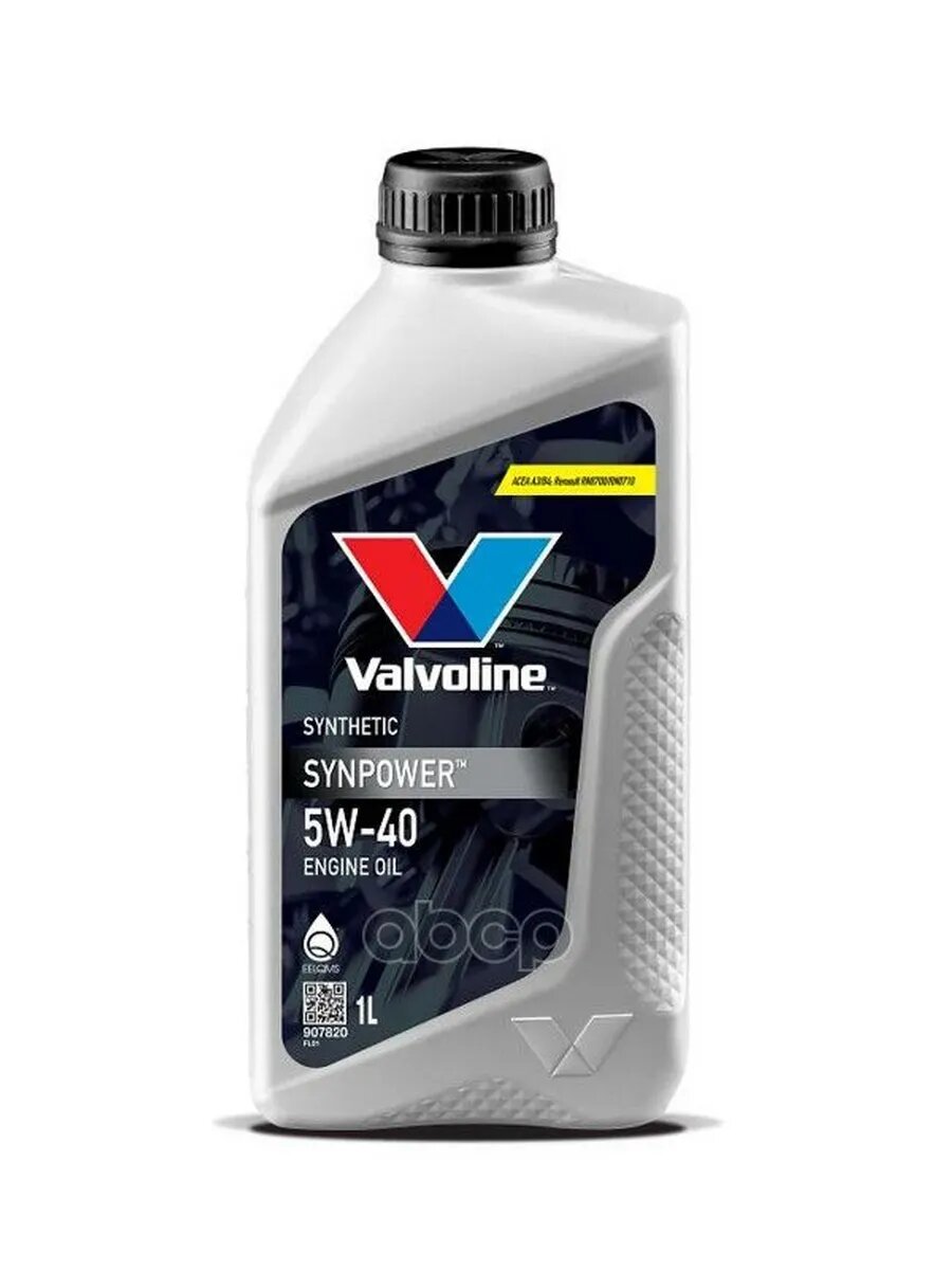 Valvoline 5W40 Synpower 1Л (Renault Rn0700/Rn0710, Vw 50200/