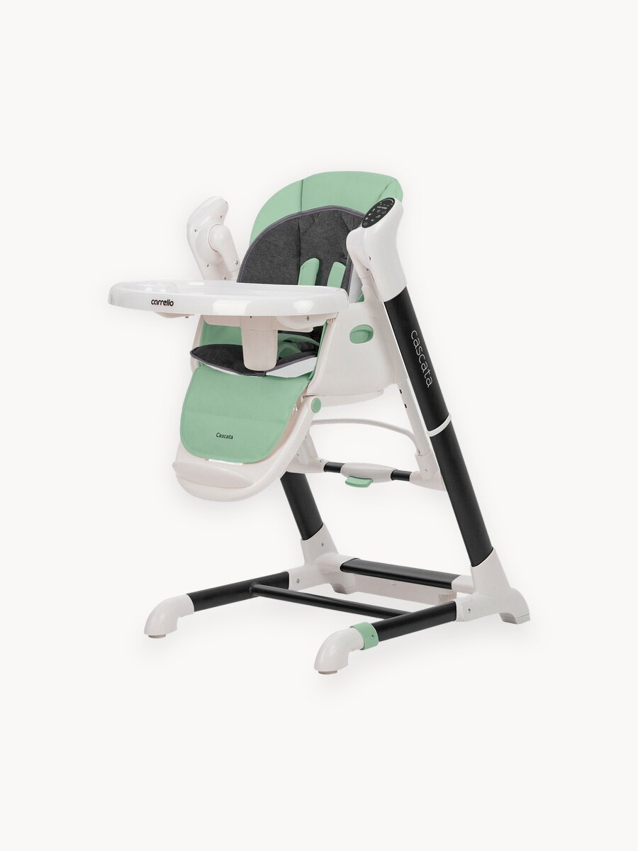 Качели-стульчик для кормления Carrello Cascata, цвет Tropical Green (Зелёный), артикул производителя CRL-10303/1