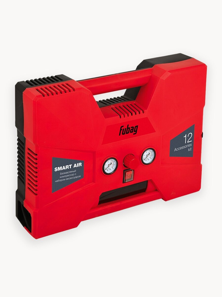 Компрессор воздушный безмасляный FUBAG Smart Air + 6 предметов, 180 л/мин, ресивер 2 л, 8 бар, 220 В