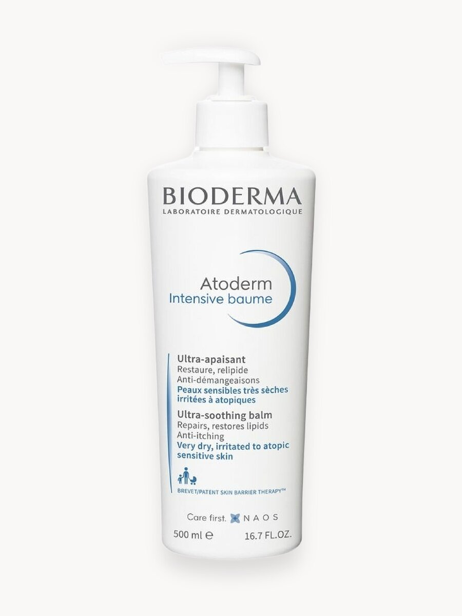 BIODERMA LABORATOIRE DERMATOLOGIQUE Атодерм Бальзам для тела Интенсив, 500 мл
