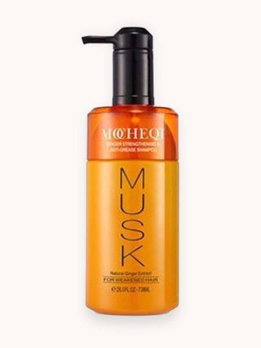 Шампунь MOCHEQI MUSK с натуральным экстрактом имбиря, 738 мл