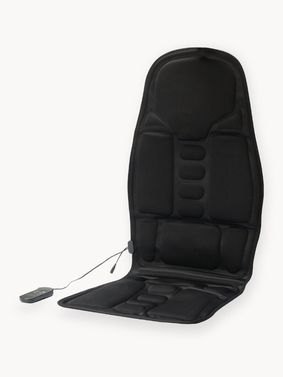 Электрический массажный вибрационный коврик с подогревом для дома и авто