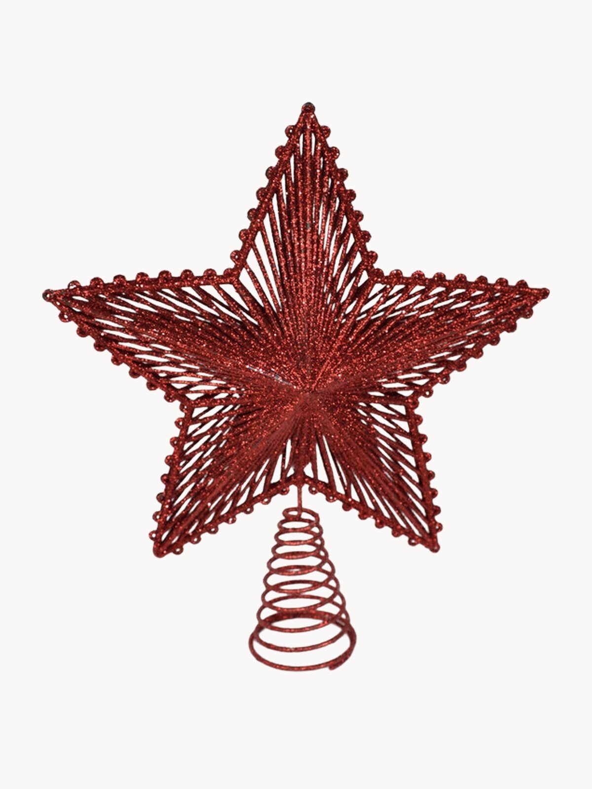 Звезда на елку Джулиано 26 см красная, Due Esse Christmas, XNA16011031