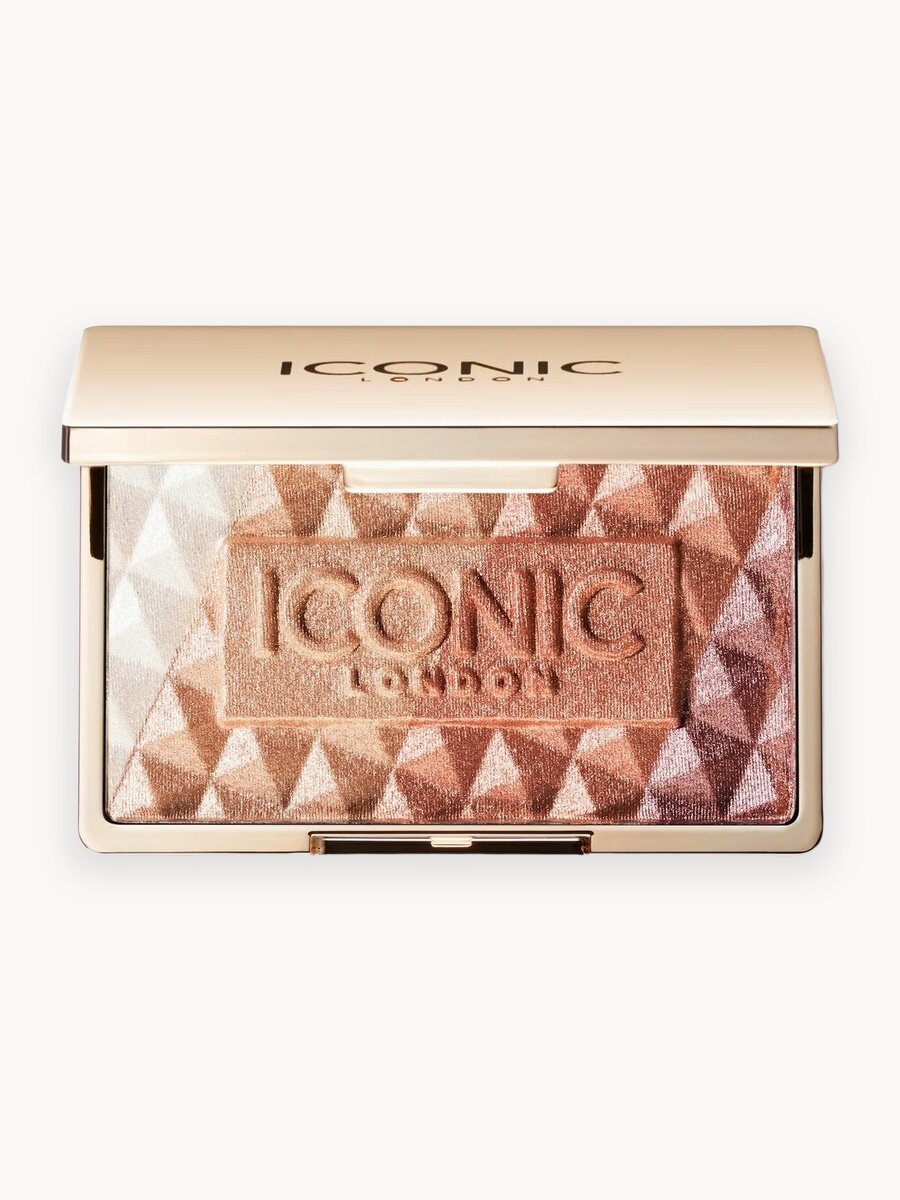 Iconic London Многофункциональная палетка хайлайтеров Luscious Glow Baked Highlighting Palette 10g