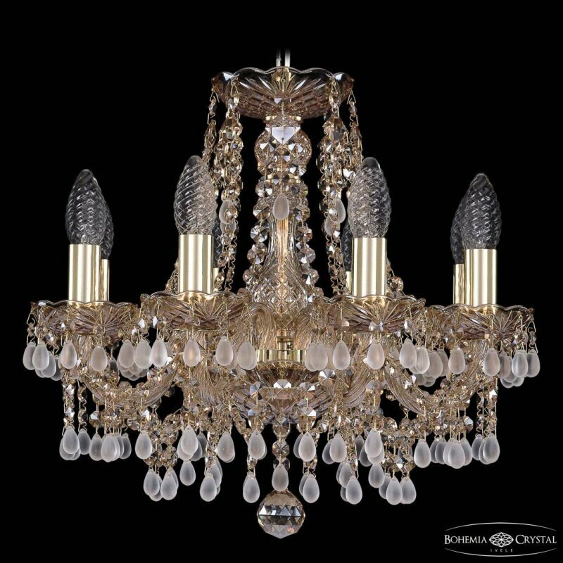 Подвесная люстра Bohemia Ivele Crystal 1410 1410/8/141 G V0300 M721