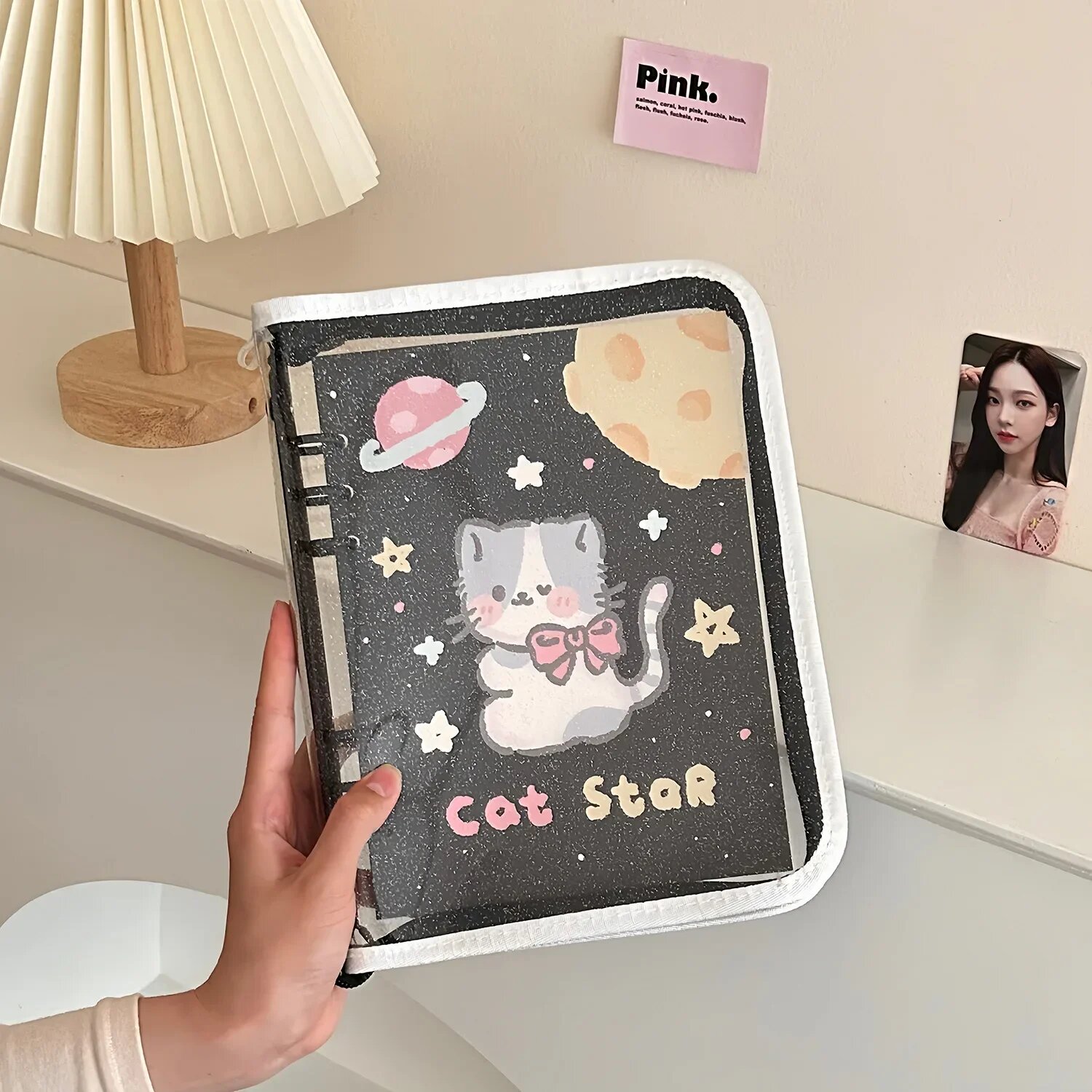 Прозрачный PVC фотоальбом Kpop A5 Only album shell E