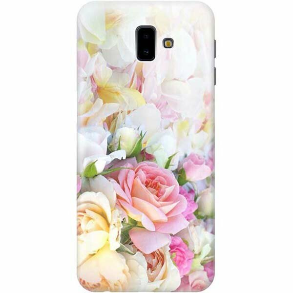 Чехол - накладка ArtColor для Samsung Galaxy J6+ (J610F) 2018 с принтом "Нежные розы"