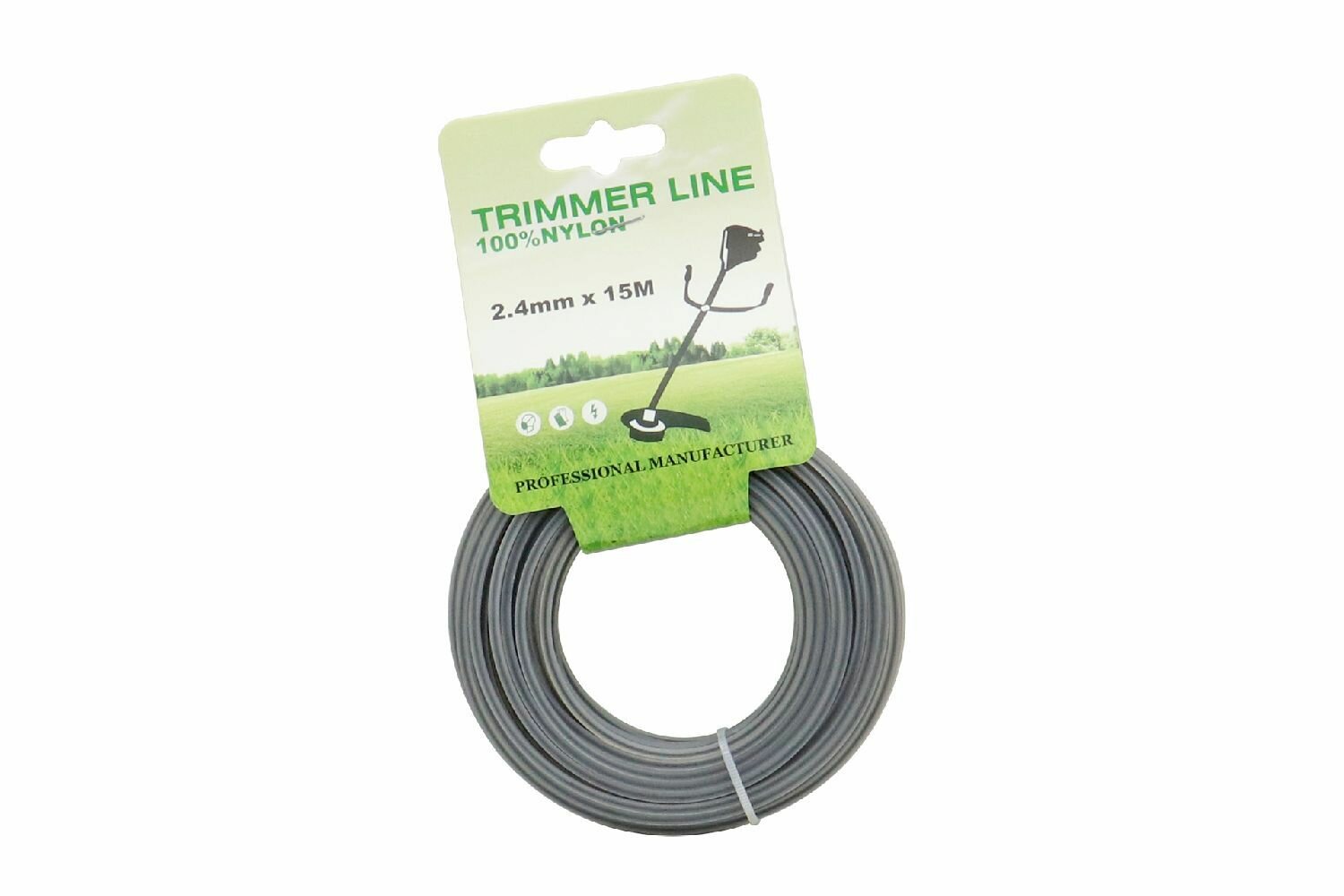 Леска триммерная (2,4*15м) TRIMMER LINE с картонной этикеткой (квадрат)