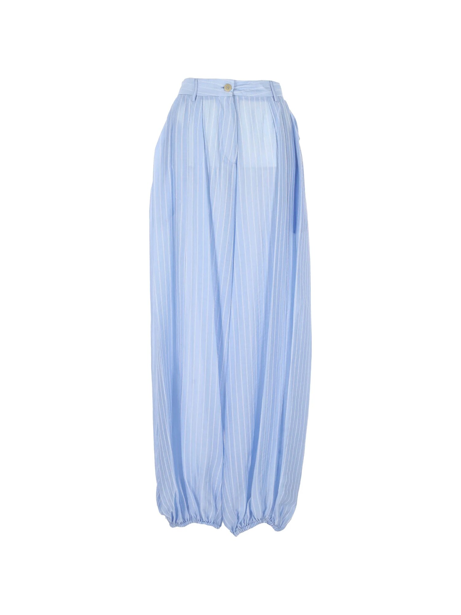 Брюки Vertical-stripe elasticated-cuff trousers