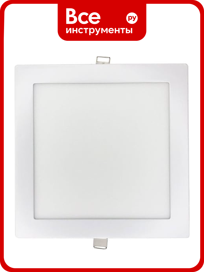 Светильник светодиодный встраиваемый Elvan 102SQ-18W-3000K-Wh VLS-102SQ-18W-WW-Wh