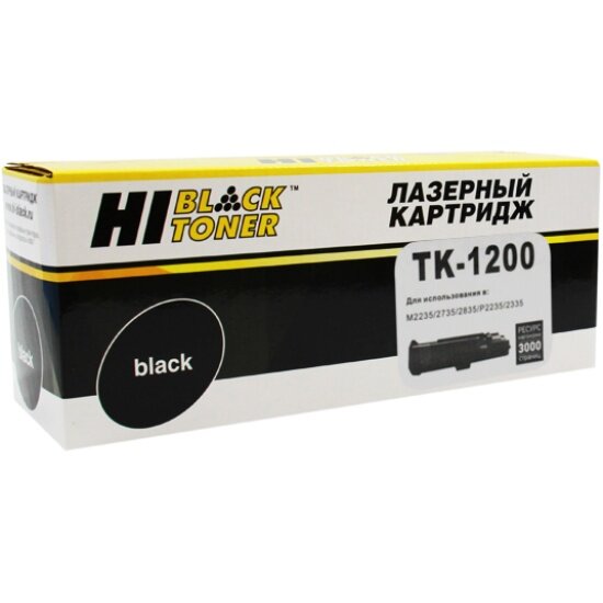Hi-black Тонер-картридж (HB-TK-1200) для Kyocera Ecosys M2235/2735/2835/P2335, 3K