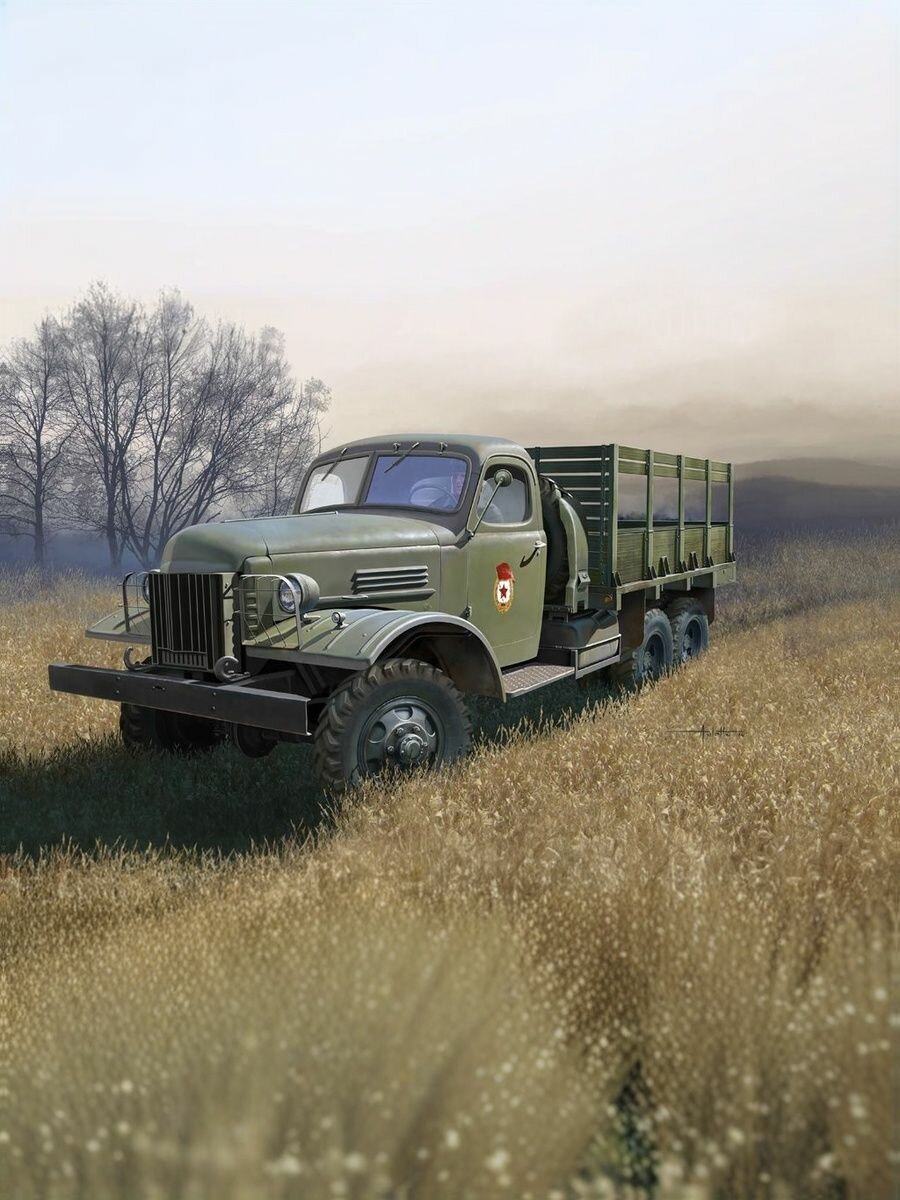 83845 Грузовик бортовой Russian Z? S-151 (Hobby Boss) 1/35
