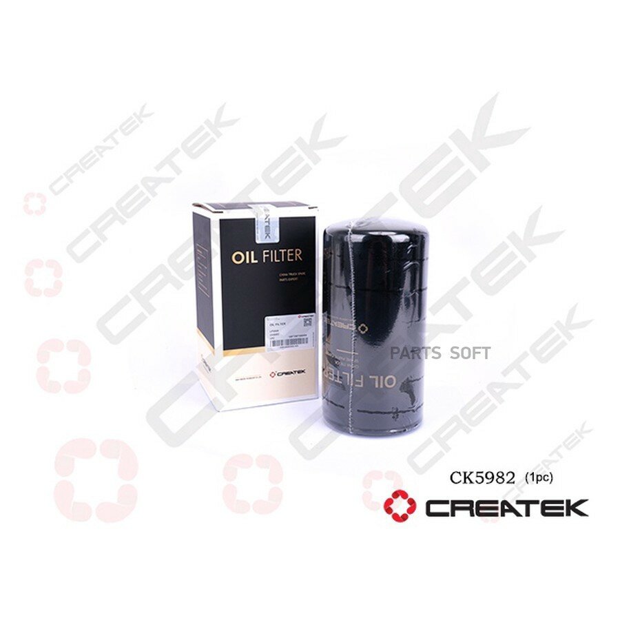 Фильтр маслянный от официального дистрибьютора, CREATEK, артикул CK5982