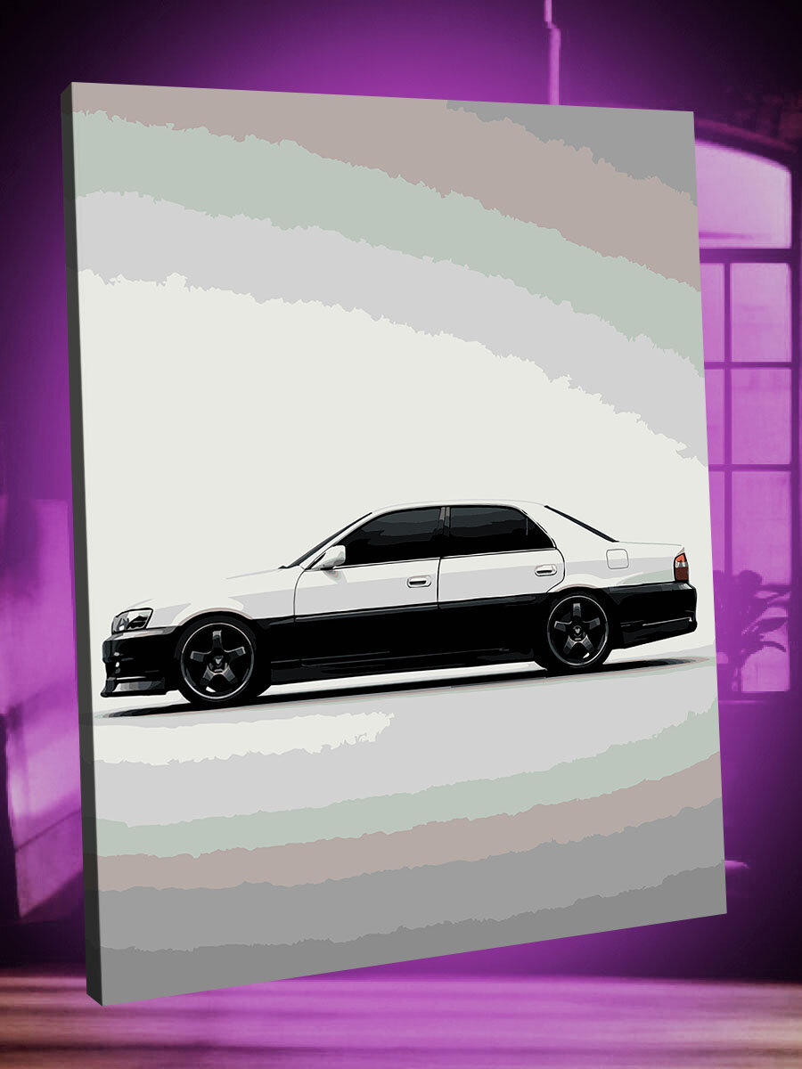 Картина по номерам Toyota Chaser JZX100