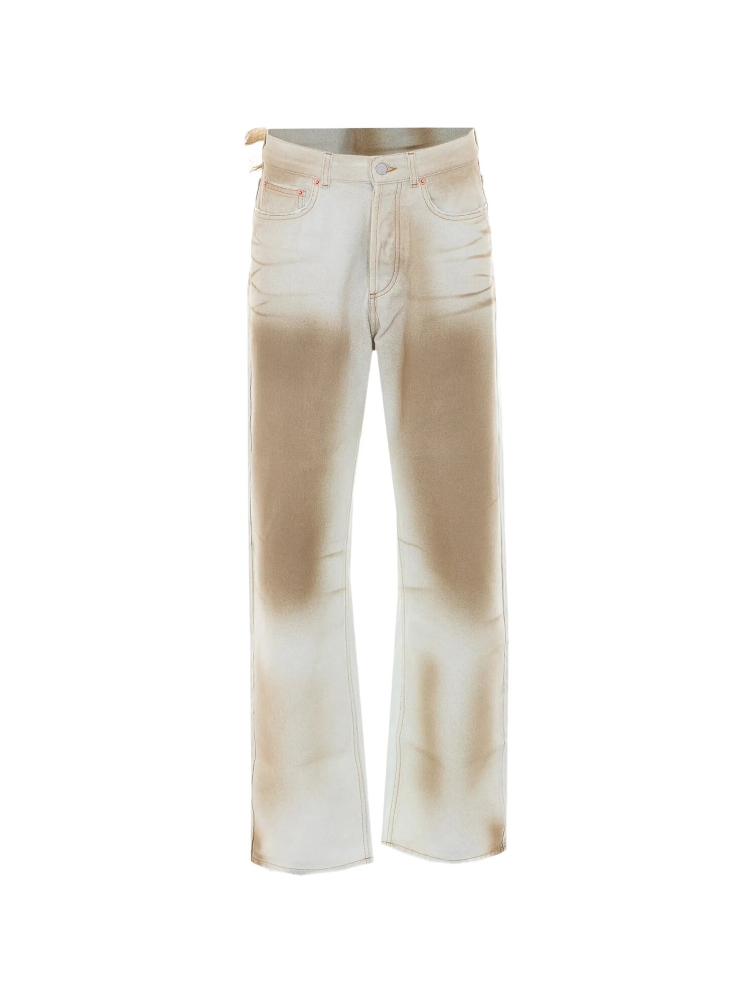 Джинсы Used-effect loose-fit jeans 
