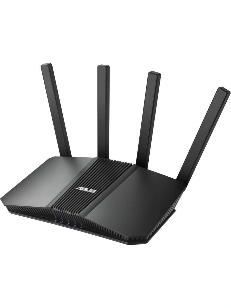 Wi-Fi роутер ASUS RT-BE82U, Wi-Fi 7, BE6500, 2.4/5ГГц, 4 LAN, черный