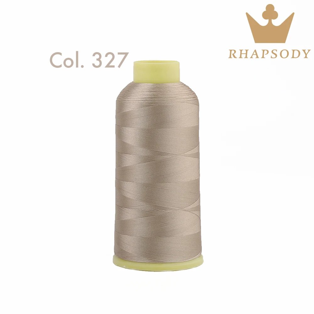 Нить для вышивки Rhapsody 40WT, 5000м, Smoke Gray 327