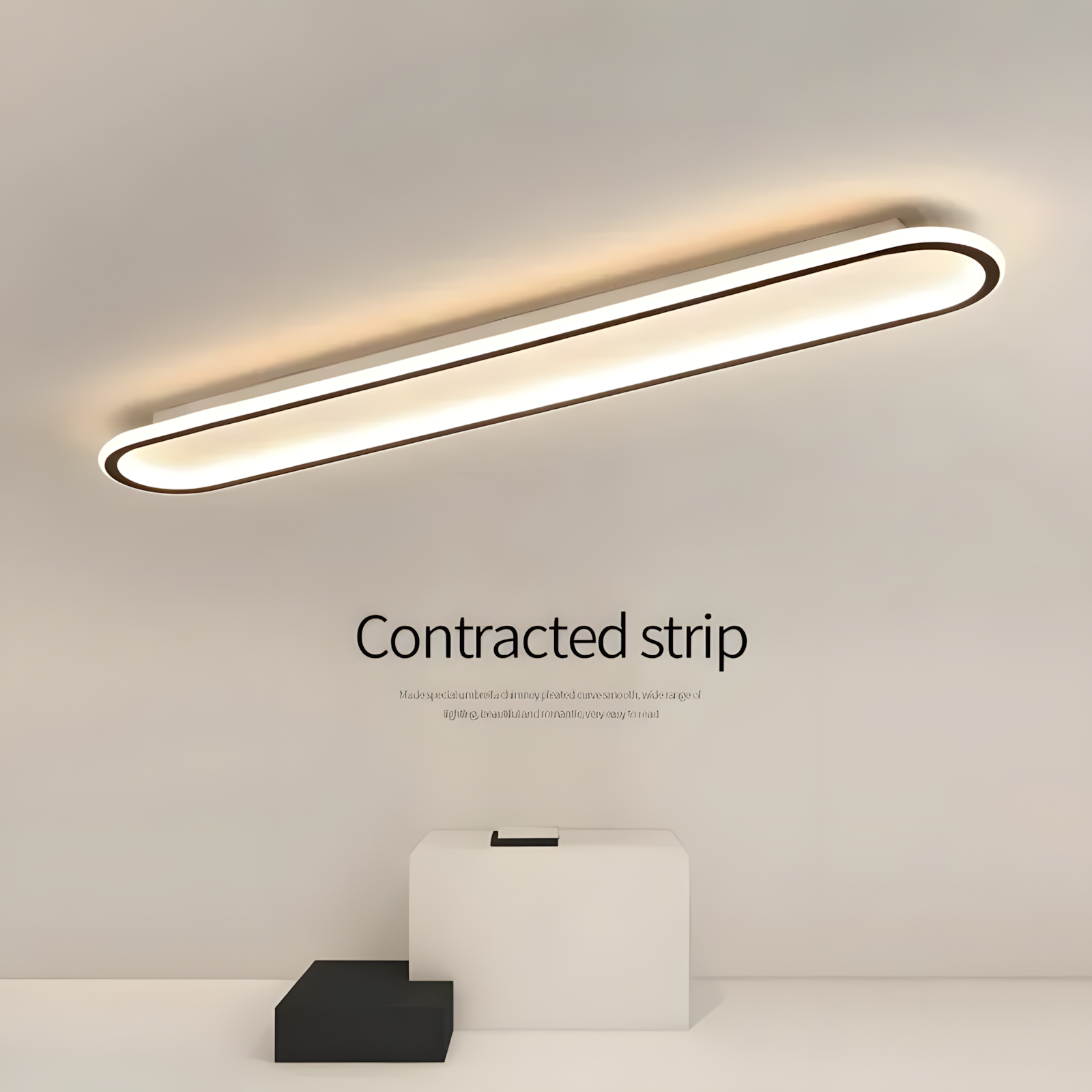 Потолочный светильник Artpad LED черный/белый 18-60Вт, L100cm, 3 Color Dimmable, Black frame