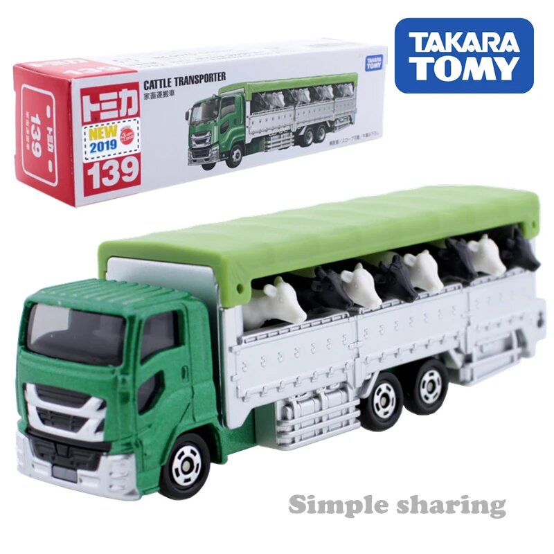 Takara Tomy Tomica, Грузовик с прицепом пожарной машины, металлическая модель 1:64 No.139