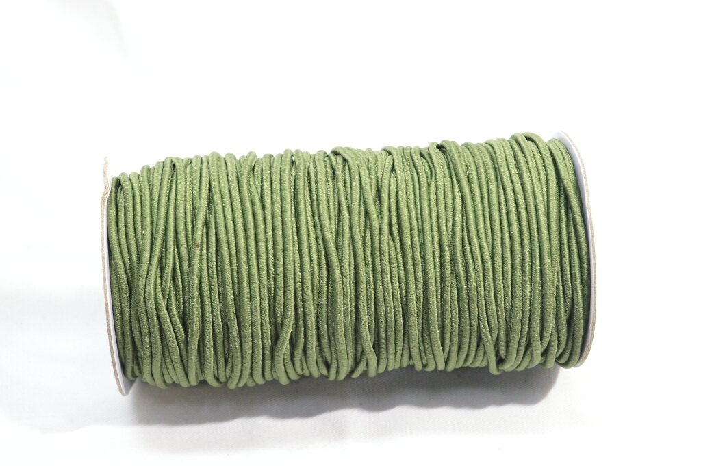 Резинка шляпная 2,5 мм №263 хаки (уп. 5 +-0,5 м)ProKnopka