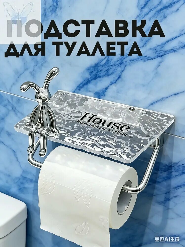 Держатель для туалетной бумаги, 1 шт
