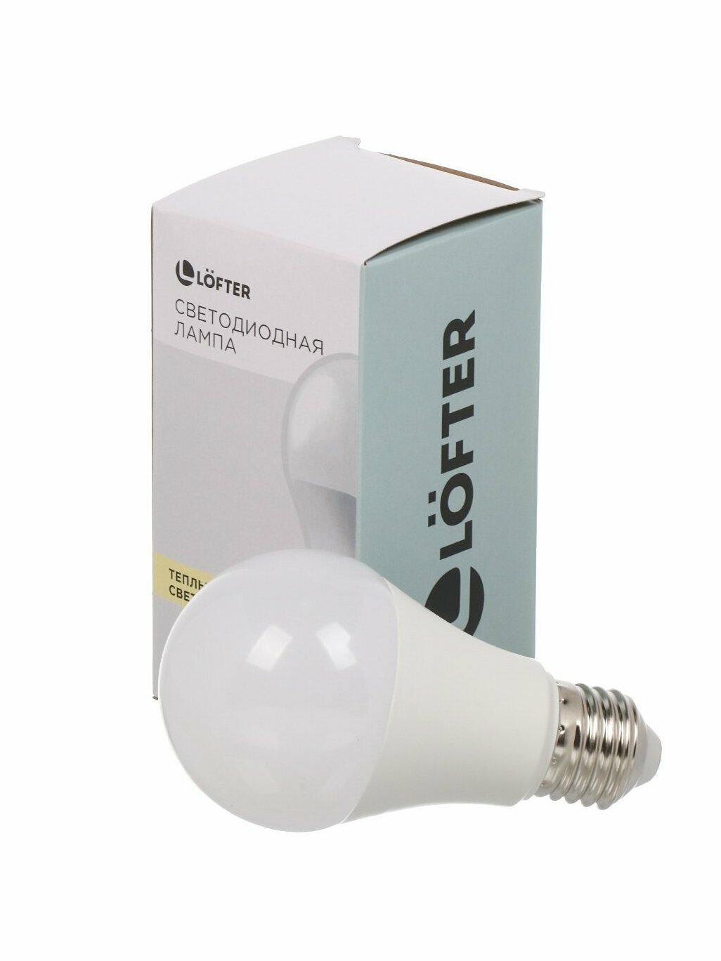 Светодиодная лампа Lofter E27 15 Вт (135 Вт) 3000К теплый белый свет, груша, матовая, 1200 лм, для дома и люстры