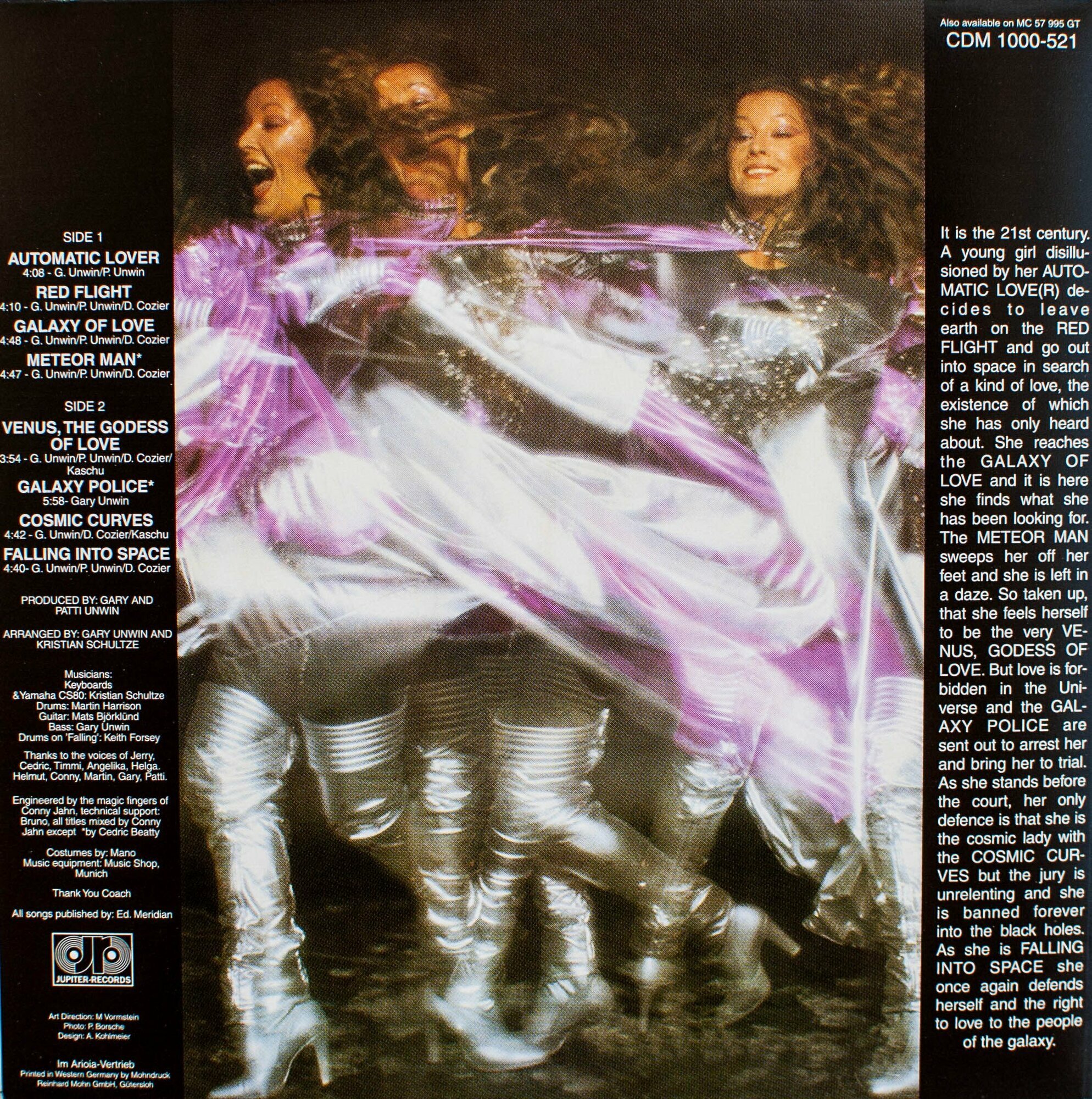Dee D. Jackson - Cosmic Curves / Thunder & Lightning Аудио CD Лицензия — фото 1