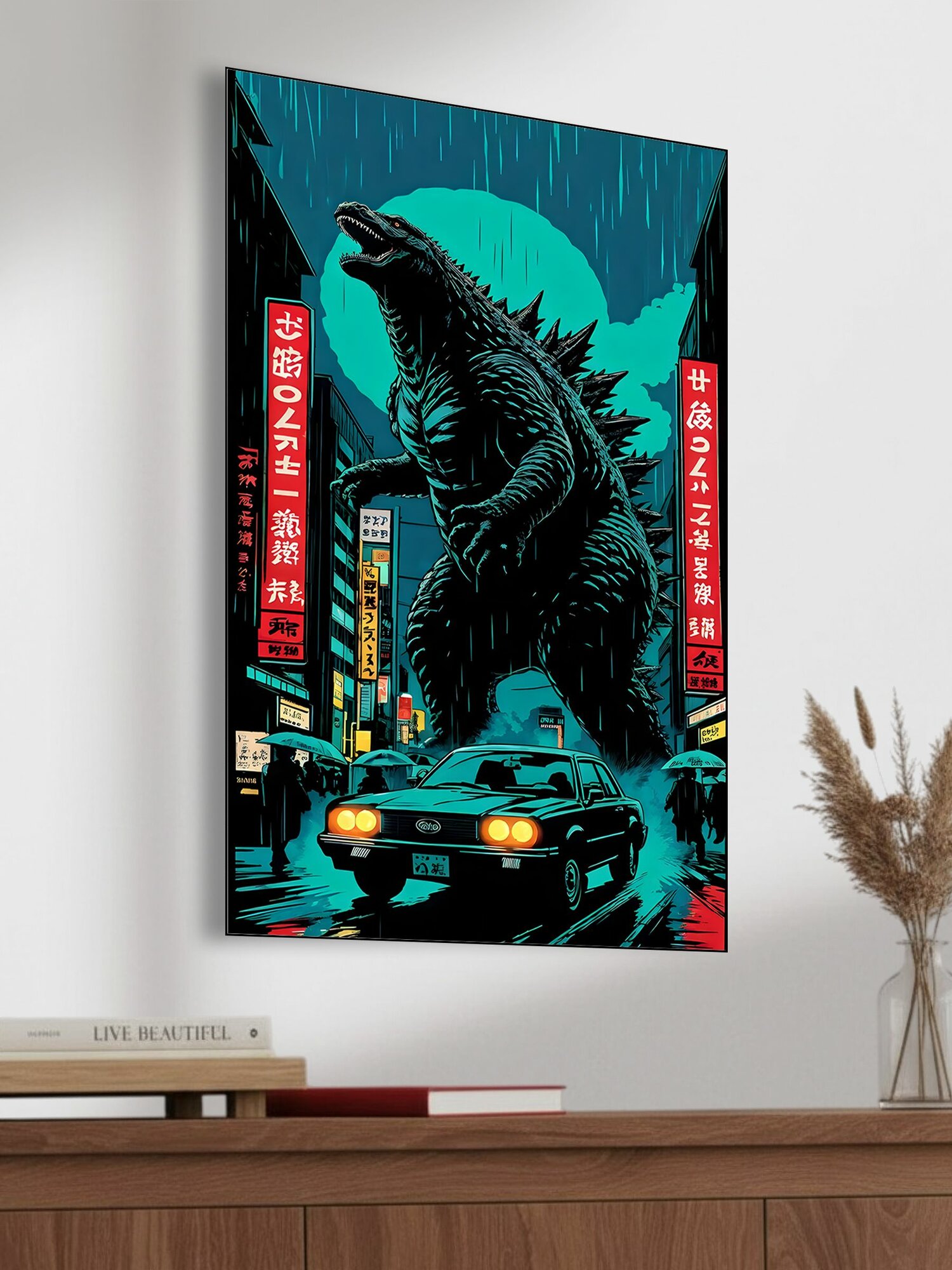 Постер Годзилла Godzilla art, Формат А3 — фото 1